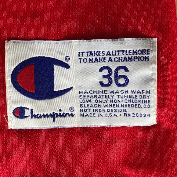 Champion | Shirts | Vintage Washington Bullets Chris Webber Rookie ...